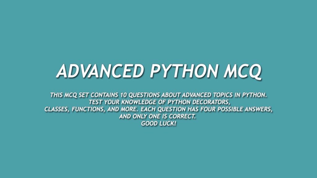 Python Quiz - On Level Up Python Quiz - On Level Up